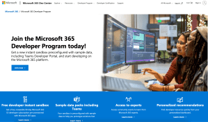 How to Create a Microsoft 365 Developer Tenant – The Tech Blog of Dan Usher